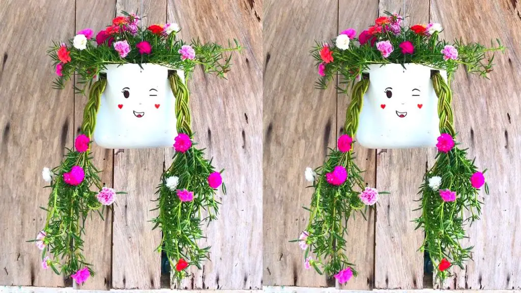 Adorable Girl-Shaped Flower Pot: A Charming Touch for Your Garden ...